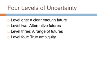 Strategy under uncertainty by | PPT