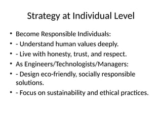 Strategy of transition to Universal Human order ppt. | PPT