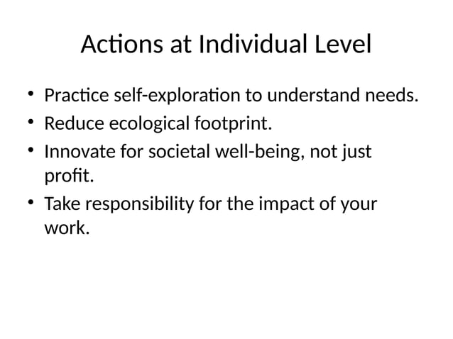 Strategy of transition to Universal Human order ppt. | PPT