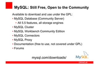 Seminar : "The Future of MySQL - Roadmap to Success" session MySQL ...
