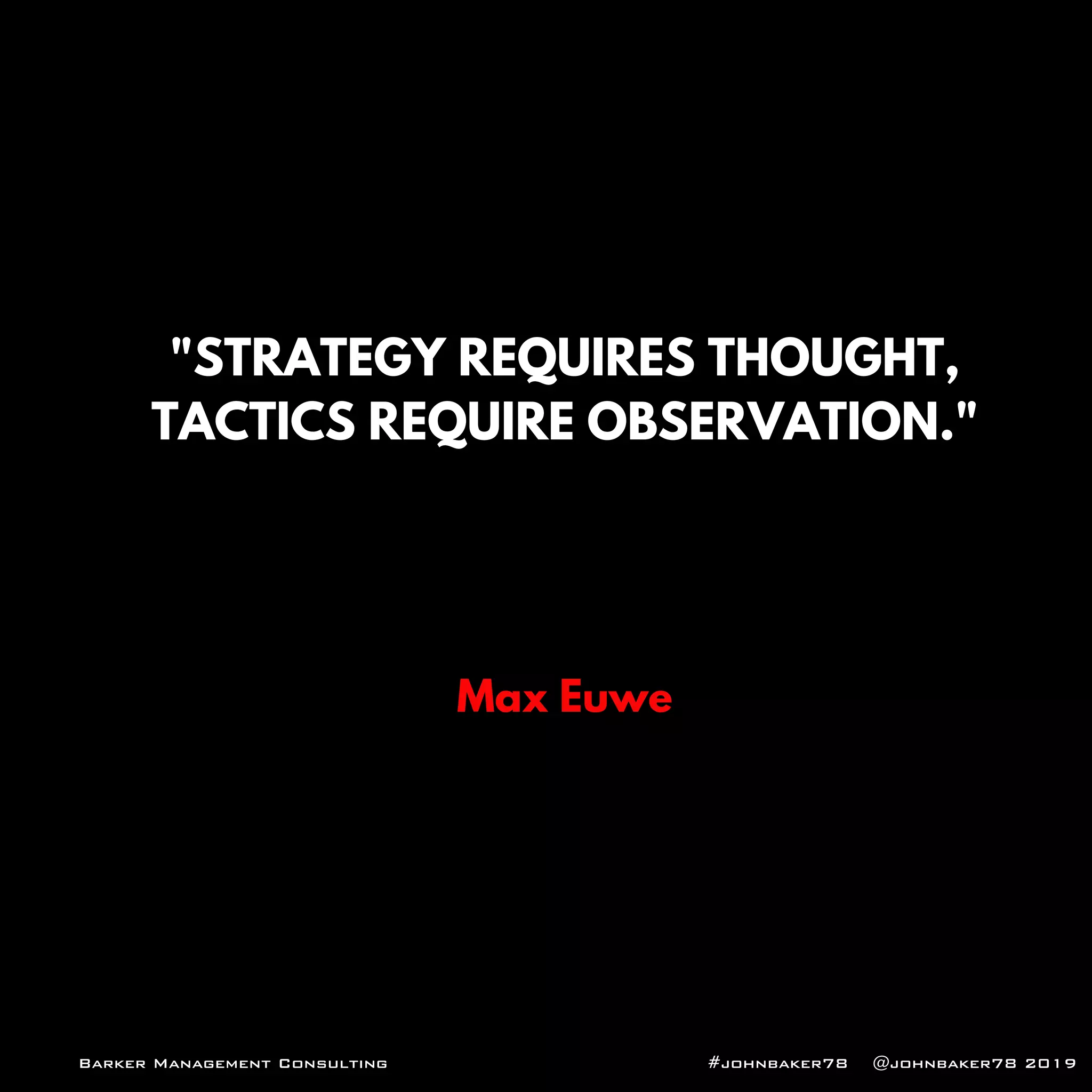 Strategy versus Tactics | PDF