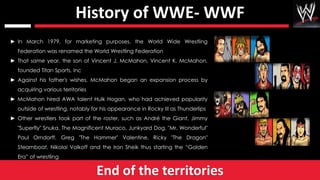 WWE from a Strategy Perspective | PPT