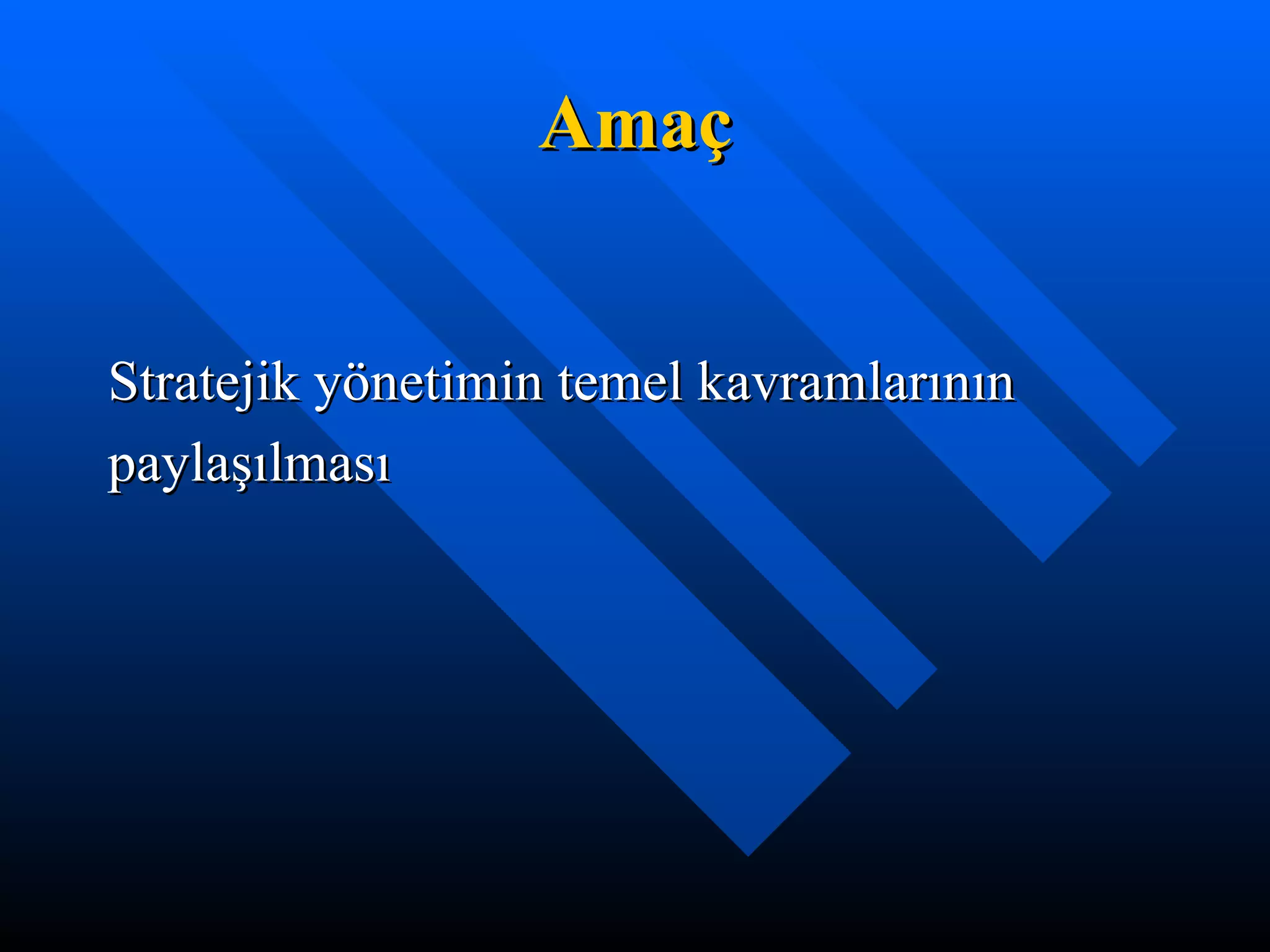 Stratejik yonetim | PPT