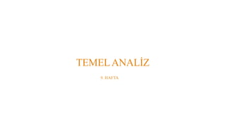 stratejik finans yönetimi fatma hoca notları | PDF