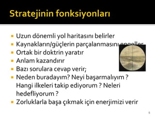 Strateji nedir ? Stratejik Düşünme & Stratejik Planlama | PDF