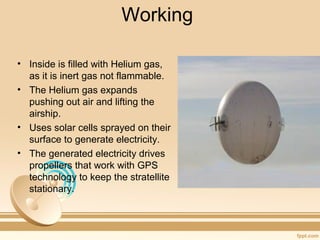 Stratellites - Satellites in Stratosphere | PPT