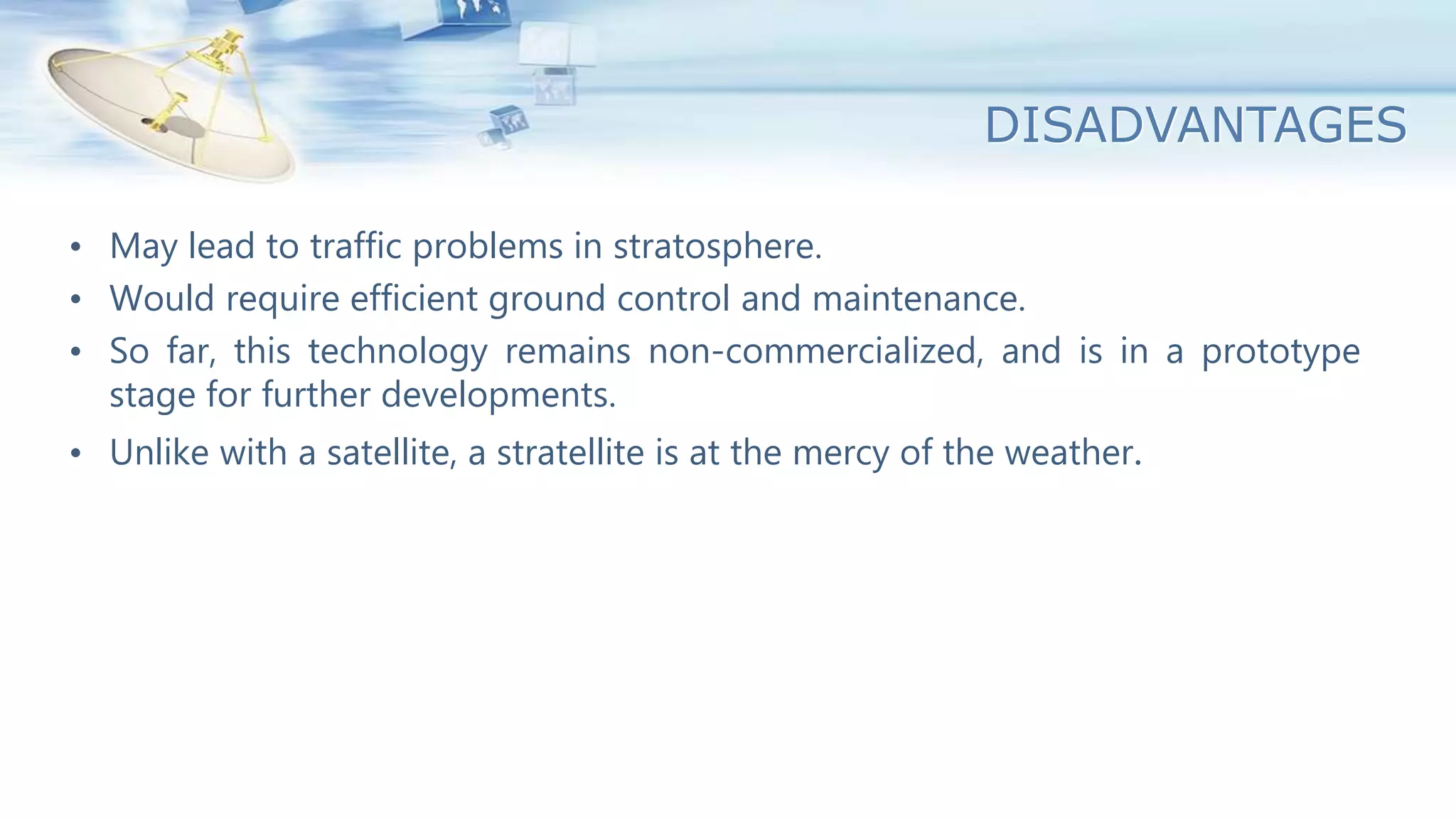 Stratellite communication ppt | PPTX