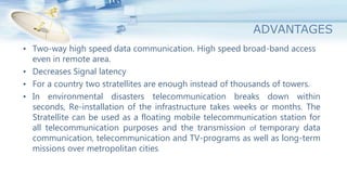 Stratellite communication ppt | PPTX
