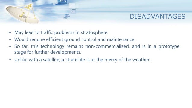 Stratellite communication ppt | PPTX