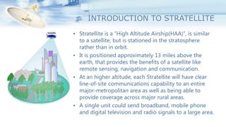 Stratellite communication ppt | PPTX