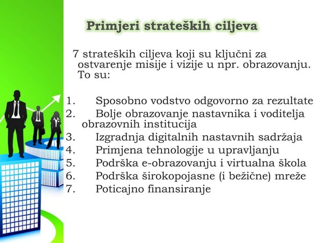 Strateski ciljevi ppt | PPTX
