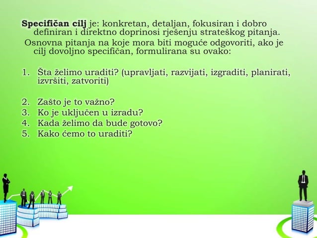 Strateski ciljevi ppt | PPTX