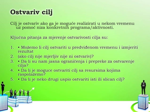 Strateski ciljevi ppt | PPTX