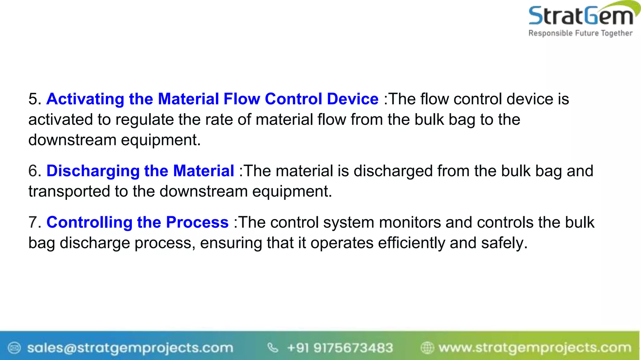 Bulk Bag Discharge System- Stratgem | PPTX