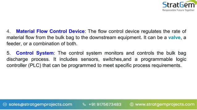 Bulk Bag Discharge System- Stratgem | PPT