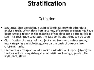 Stratification anshul | PPTX | Weather | Science