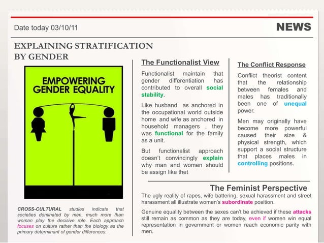 Stratification by gender and age | PPT