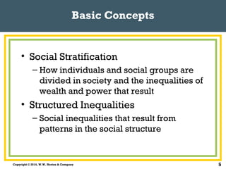 Vermette - Sociology 101 - Chapter 8: Stratification, Class and ...