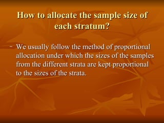 Stratified Random Sampling | PPT