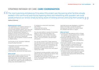 Stratified pathways of care...from concept to innovation | PDF | Cancer ...