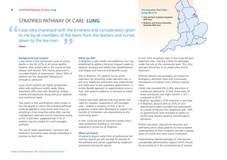Stratified pathways of care...from concept to innovation | PDF | Cancer ...