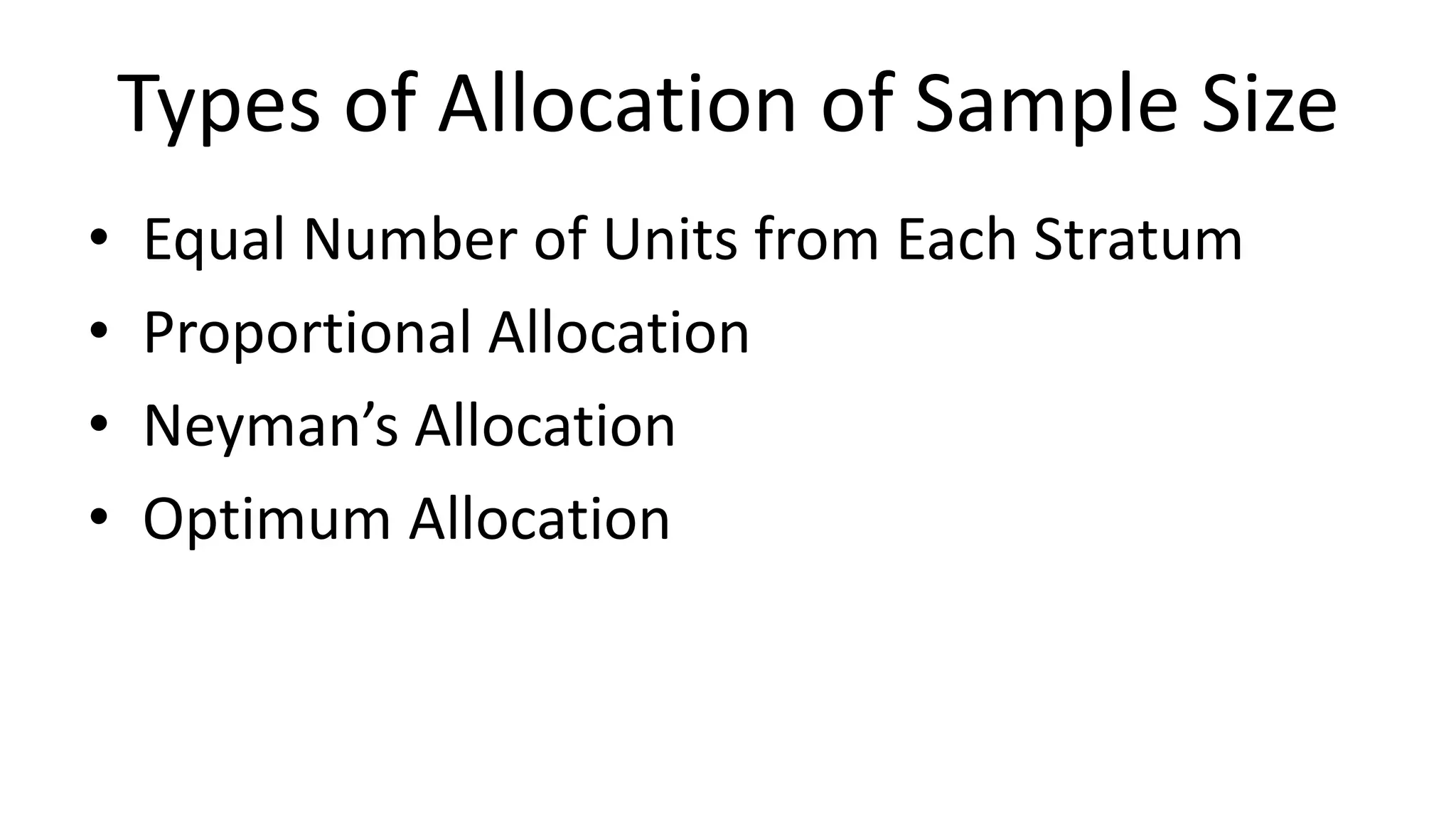 Stratified Random Sampling - Problems | PPTX