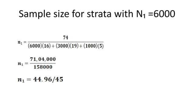 Stratified Random Sampling - Problems | PPTX | Physics | Science