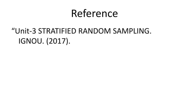 Stratified Random Sampling - Problems | PPTX | Physics | Science