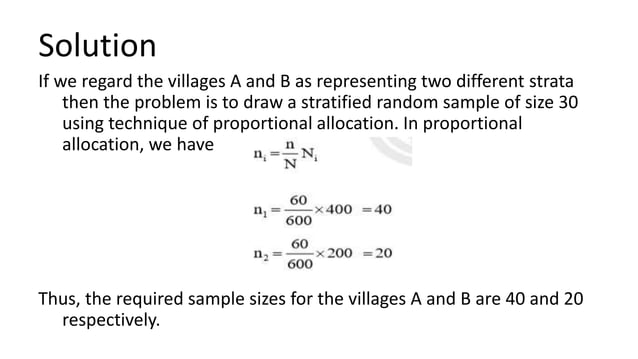Stratified Random Sampling - Problems | PPTX | Physics | Science
