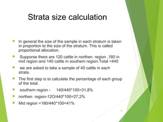 Stratified random sampling | PPT