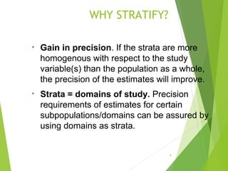 Stratified random sampling | PPT