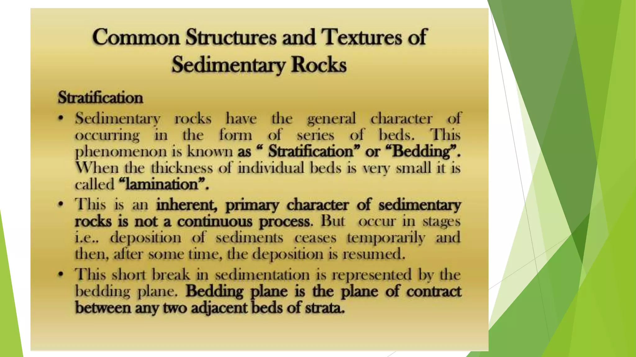 Stratified rocks | PPTX