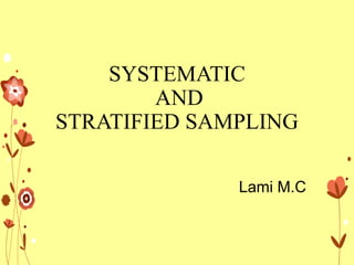 stratified& systematic Lami.pptx