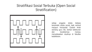 Stratifikasi sosial | PPTX