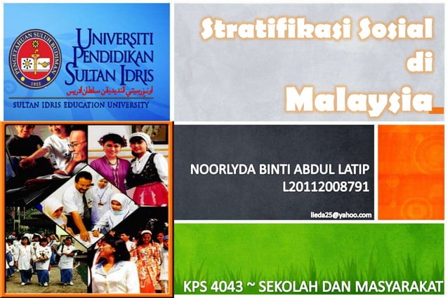 Stratifikasi sosial di malaysia kump 4-m5 | PPTX