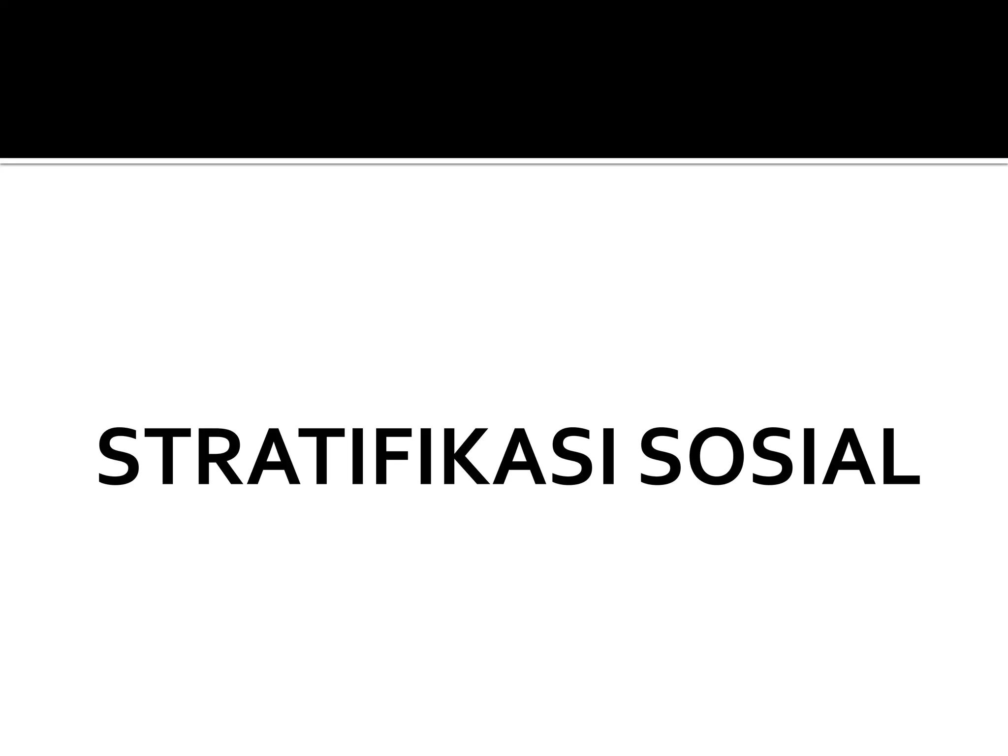 Stratifikasi Sosial di Sumba (Hoskins dan Twikromo) | PPTX