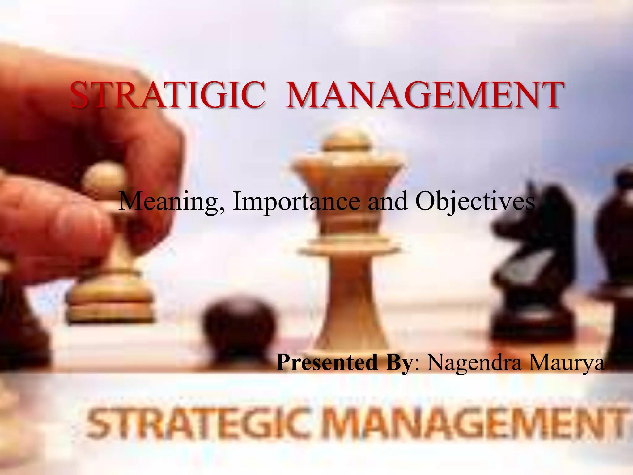 Stratigic management | PPTX