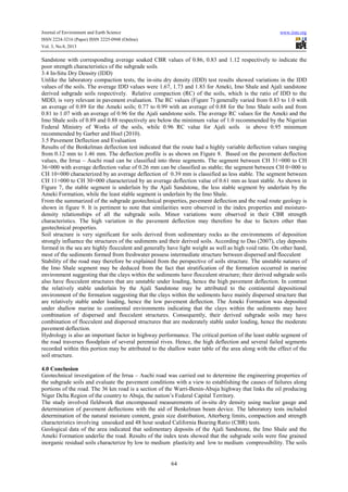 Stratigraphic influence on geotechnical properties of subgrade soils ...