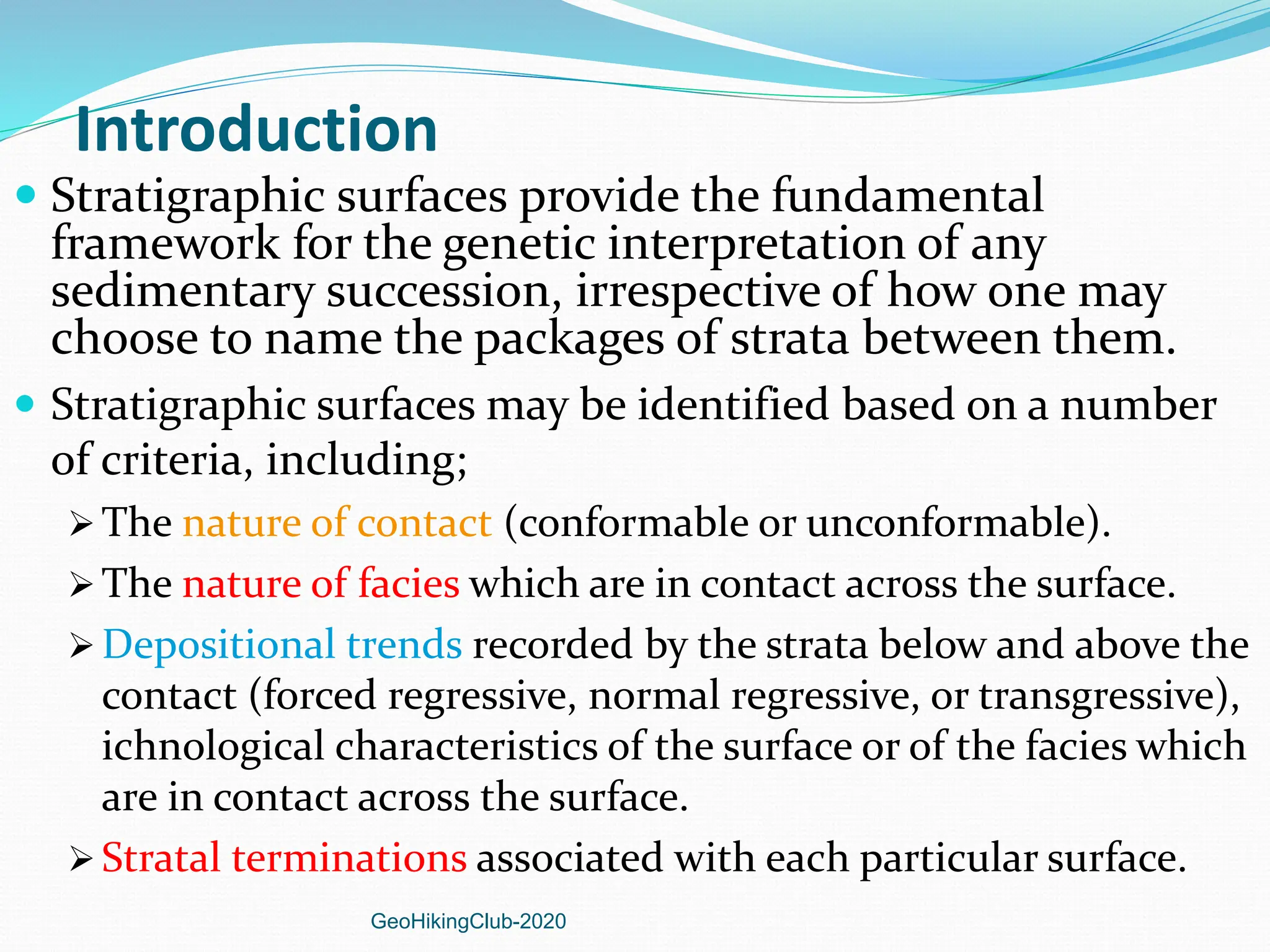 Stratigraphic Surfaces of sequence stratigraphy | PDF