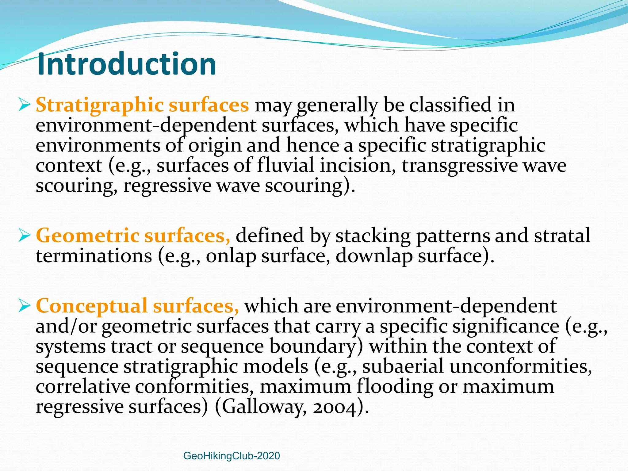 Stratigraphic Surfaces of sequence stratigraphy | PDF