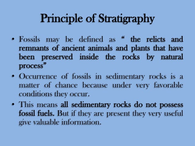 Stratigraphy | PPTX