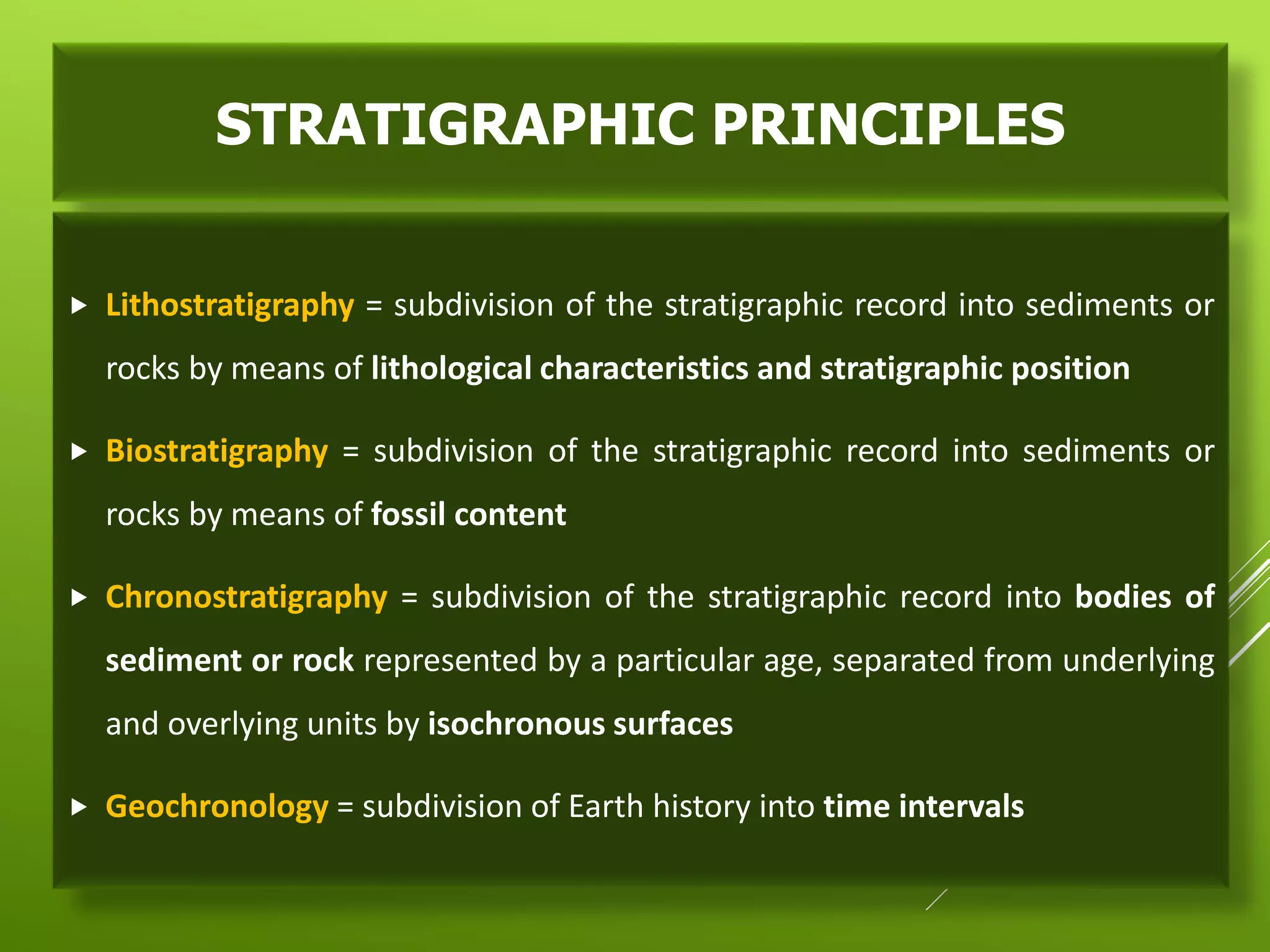 Stratigraphy and history of earth | PPTX