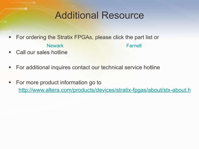 Stratix FPGA Overview | PPT