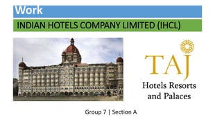 Indian Hotels-Taj | PPTX