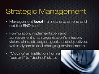 Unit1: Strategic Management and Planning | PPT