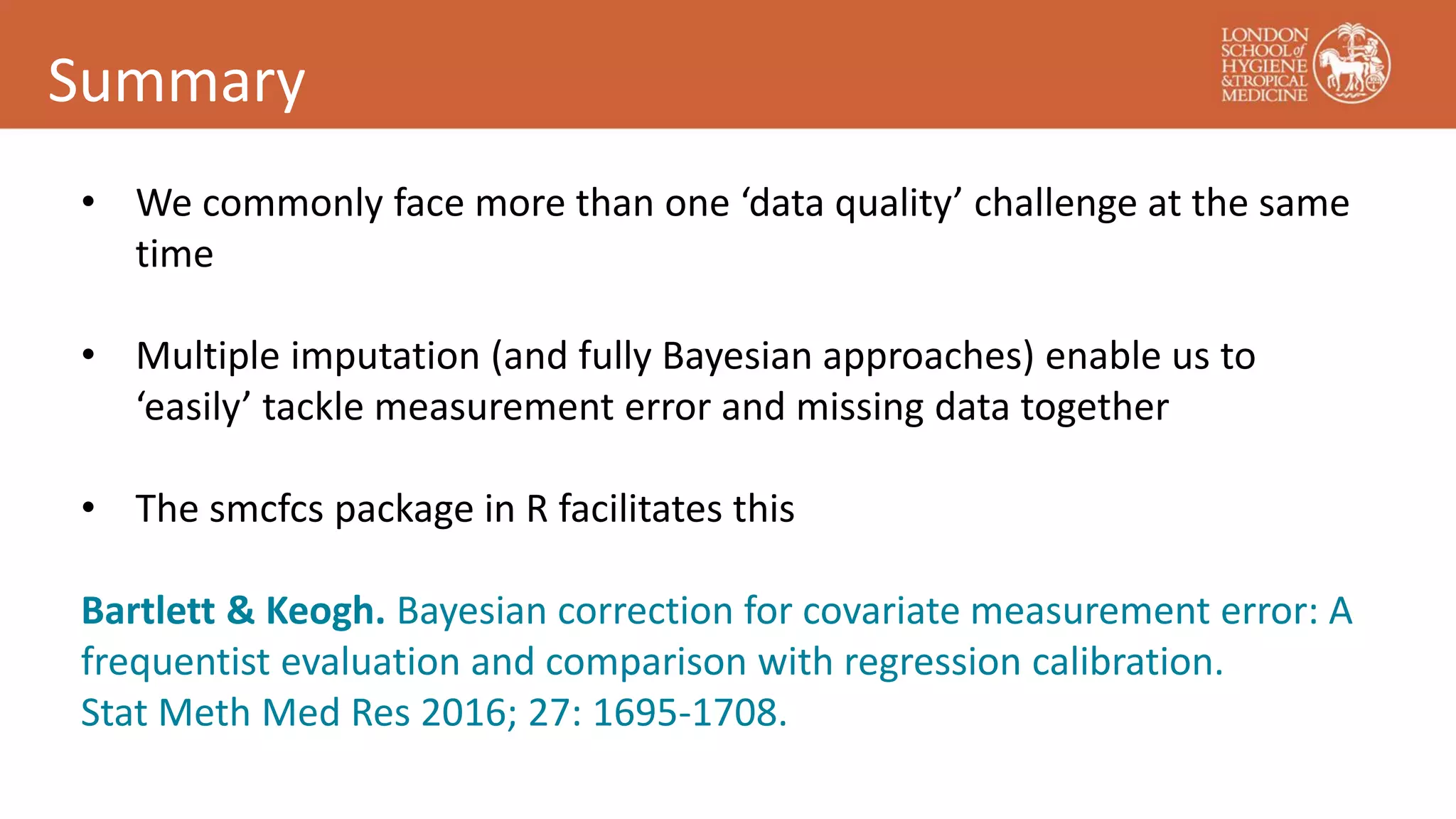 STRATOS ISCB 2019: Ruth Keogh | PPT