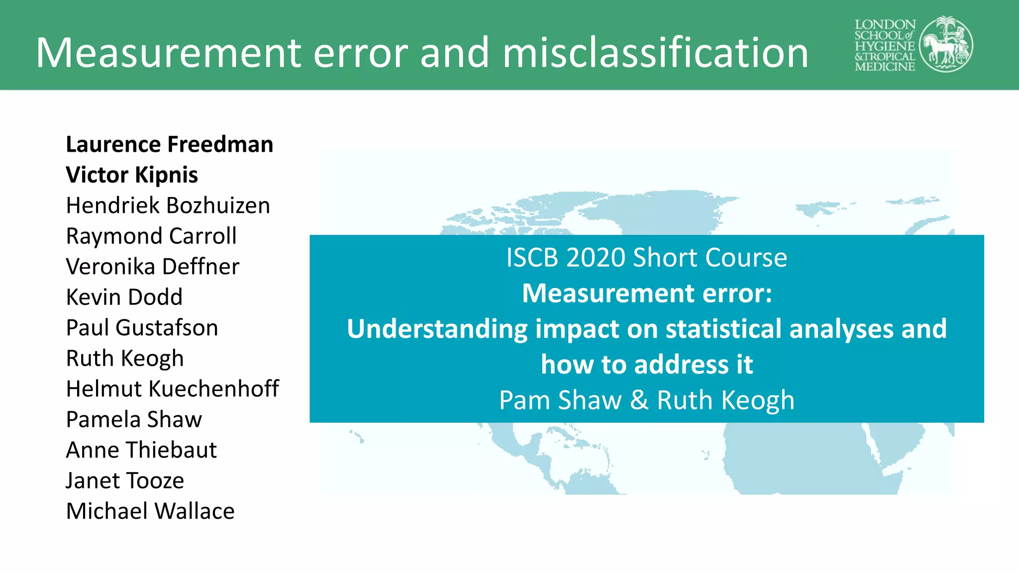 STRATOS ISCB 2019: Ruth Keogh | PPT