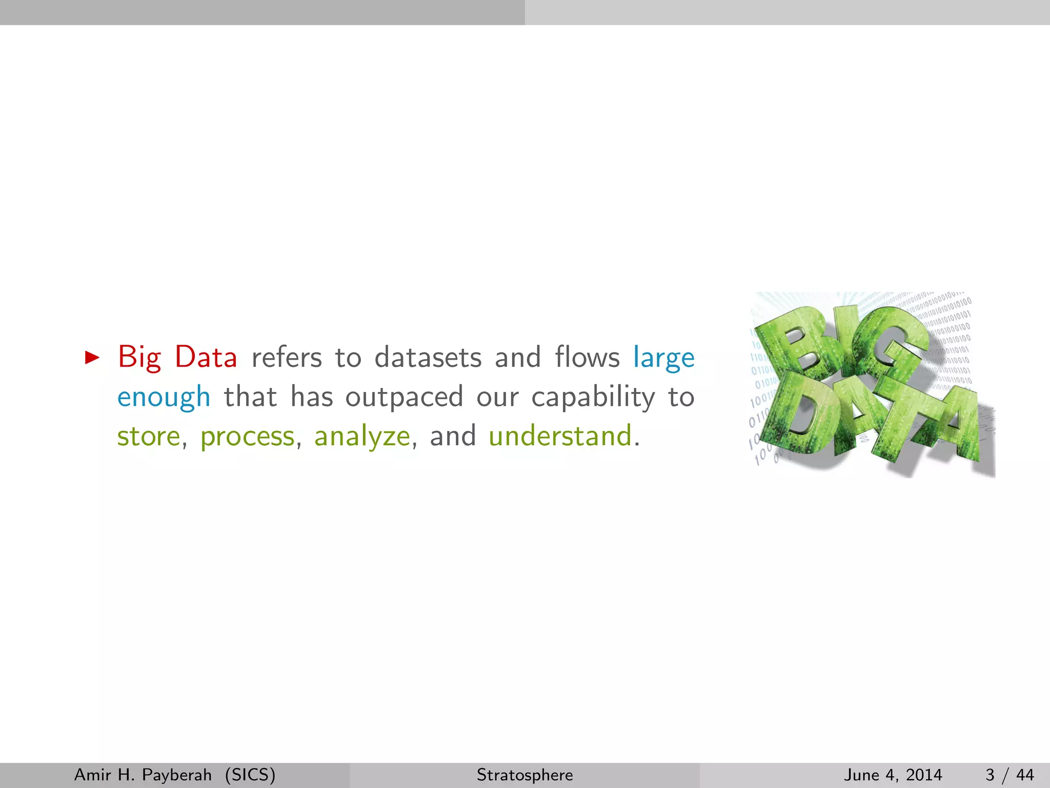 The Stratosphere Big Data Analytics Platform | PPT