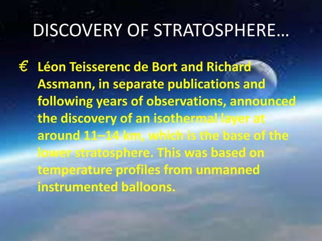 Stratosphere | PPTX | Geography | Science