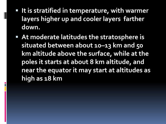 Stratosphere | PPTX | Weather | Science